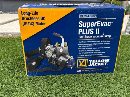 Yellow Jacket 93780 SuperEvac Plus II Vacuum Pump 6 CFM with Brushless ...