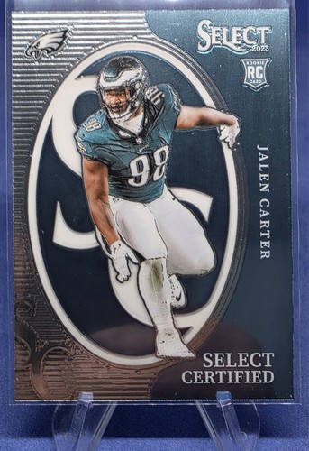 2023 Select Football Jalen Carter RC Select Certified Insert #CRO-JCA ...