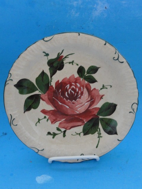 LOT of 6 pcs S.F. & Co England Trentham Art Ware Majolica Floral ...