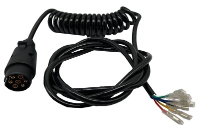 Curly 7 Pin Plug Extension Suzi Light Lead Ifor Williams Horseboxes ...