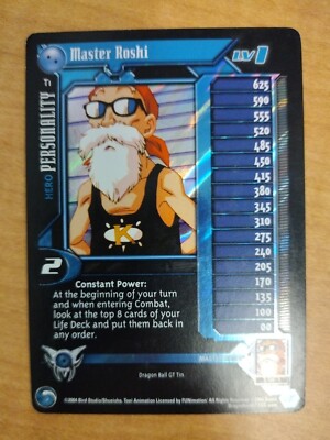 Card - DBZ CCG Dragonball GT - MASTER ROSHI - #T1 - Tin Promo | eBay