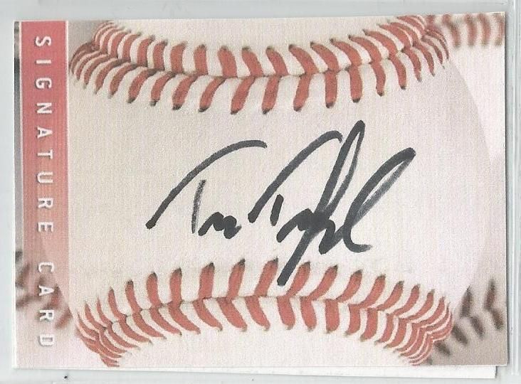 New York Mets TIM TEUFEL autographed Signature Signature Sweet Spot ...