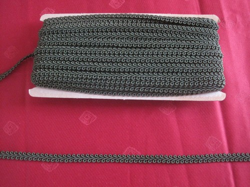 (EUR 1,20/m) wunderschöne Borte Posamentenborte Borte B: 9 mm grün ...