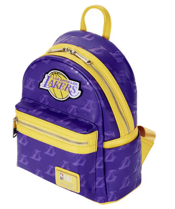 Loungefly NBA Los Angeles Lakers Logo Mini Backpack | eBay
