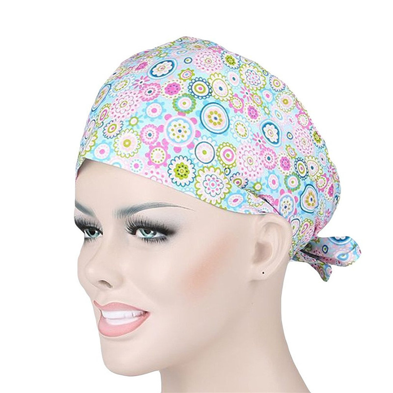 Medical Cap Doctor Surgical Hat Work Scrub Clean Nurse Head Cover ...