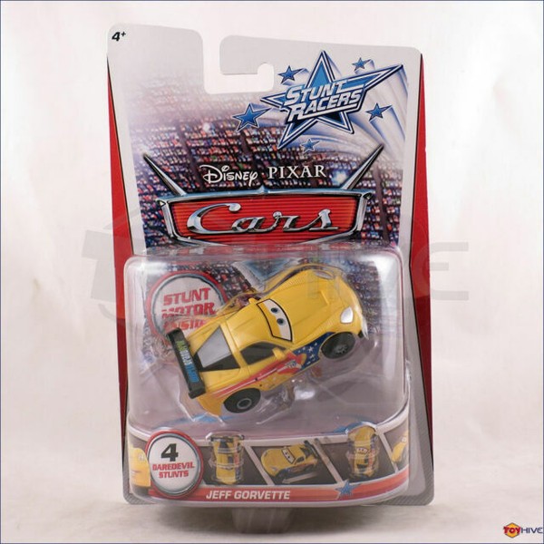 Disney Pixar Cars Stunt Racers Jeff Gorvette 4 Daredevil Stunts 2013 ...