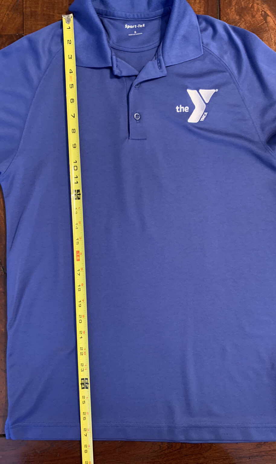 YMCA Central Maryland Blue Small S Sport-Tek Employee Uniform Polo Golf ...