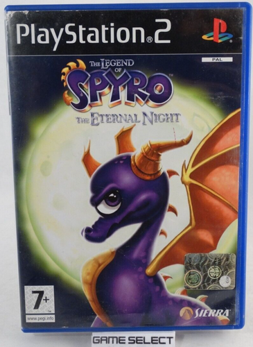 THE legend OF Spyro THE Eternal Nuit sony PS2 PLAYSTATION Pal - Complet ...