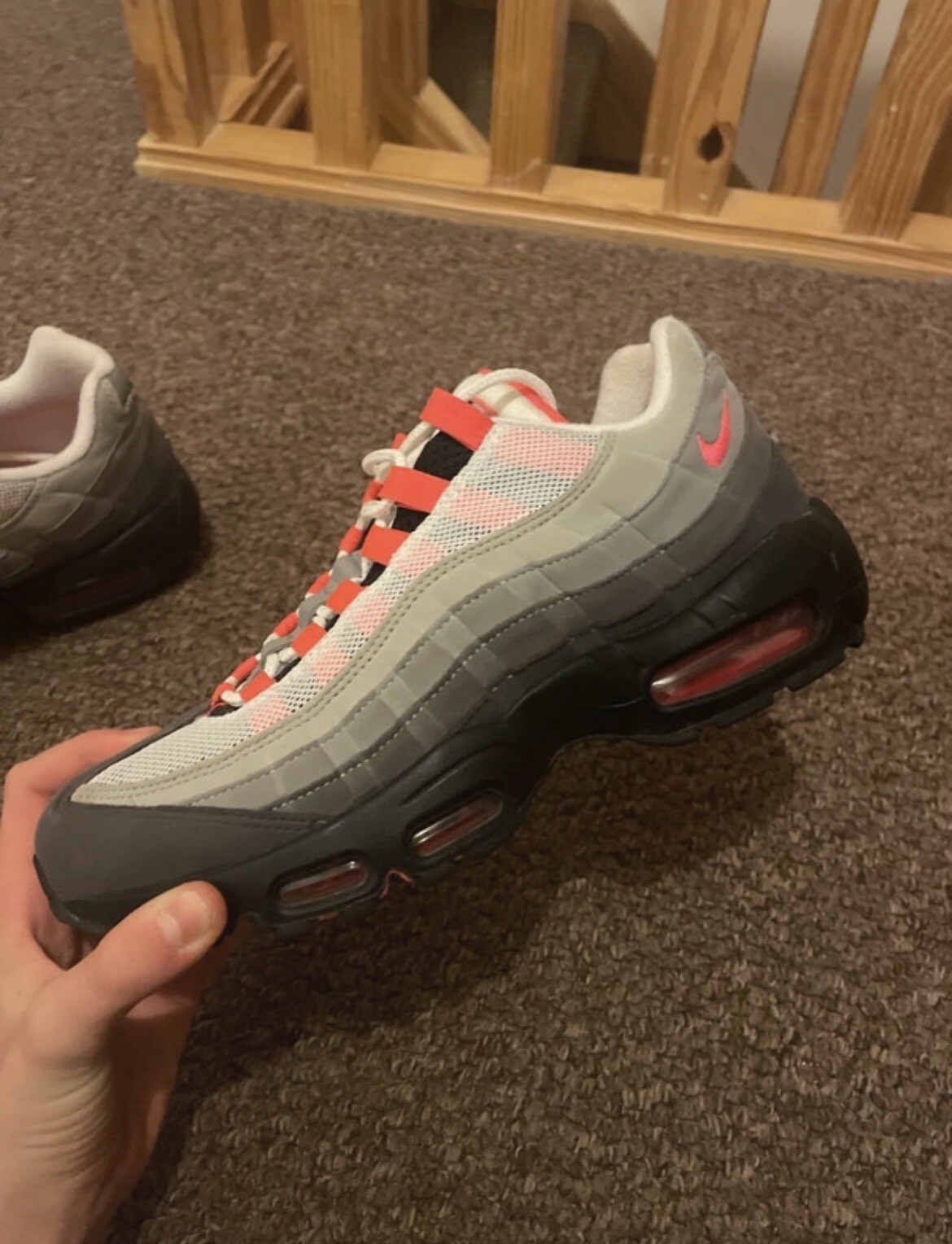 Nike Air 95s Solar Reds | eBay UK
