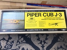 SIG Piper J-3 J3 Cub 1/5 Scale Balsa Wood RC Remote Control Airplane ...