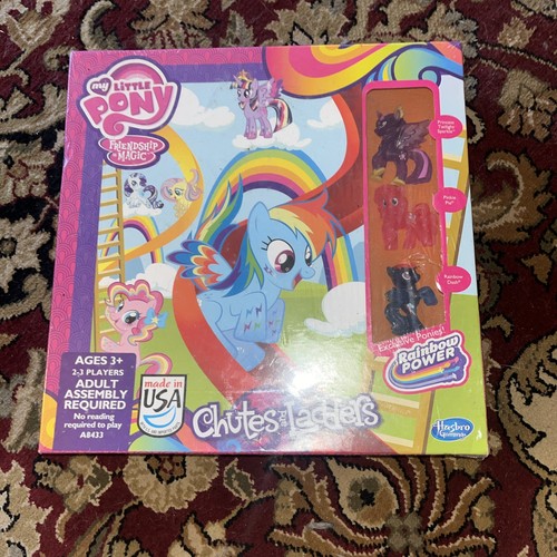 My Little Pony Chutes and Ladders Board Game 3 Exclusive Pony Pawns NEW ...