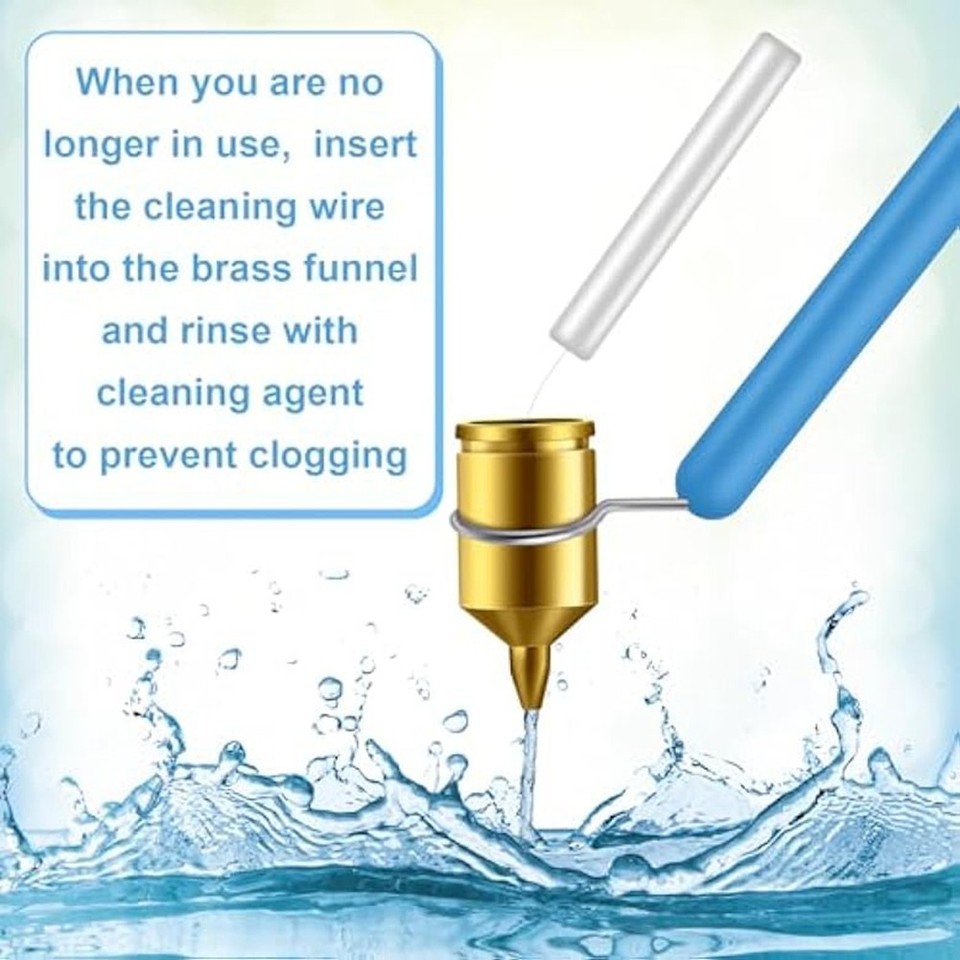 Slanting Fine Line Paint Pen Set 0.7/0.5/0.4mm Heavy Fine Brass Tip ...