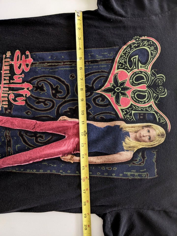 VTG Buffy The Vampire Slayer Good Evil Spike Two Sided T-shirt M Y2K ...