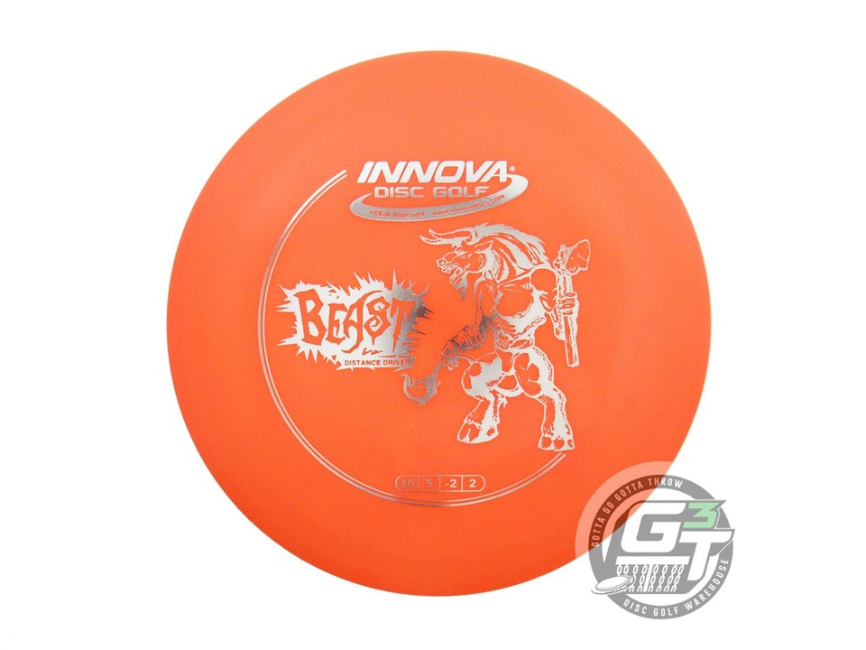 NEW Innova DX Beast 152g Orange Silver Foil Distance Driver Golf Disc ...