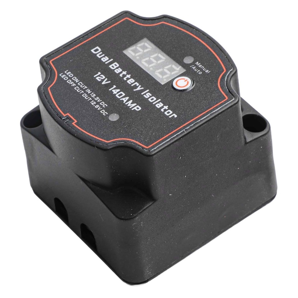 12V 140A Cutoff Relay with Dual Functionality and Clear Voltage ...