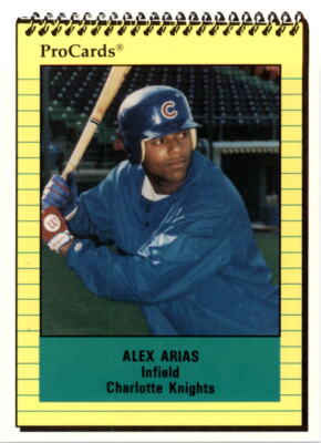 1991 Charlotte Knights ProCards #1693 Alex Arias New York NY Baseball ...