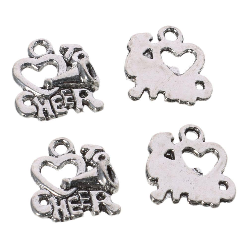50pcs Metal Cheer Leading Theme Charms for Cheerleader Gifts | eBay