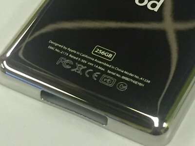 iPod 6th 6.5 7th Gen Classic 256GB Thin 5mm Back Cover Rear Plate Case ...