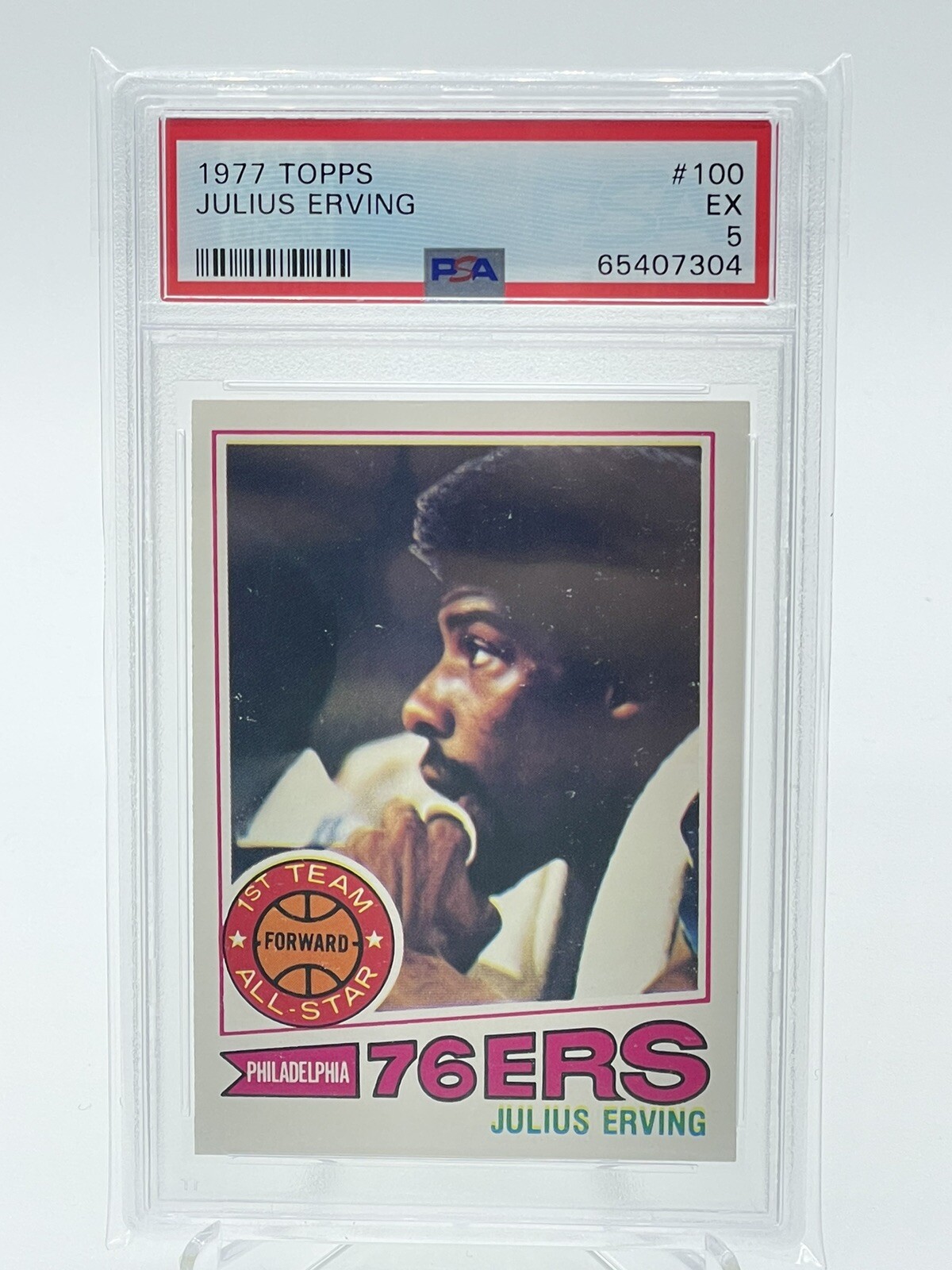 1977-78 Topps Julius Erving #100 76ers PSA 5 HOF | eBay
