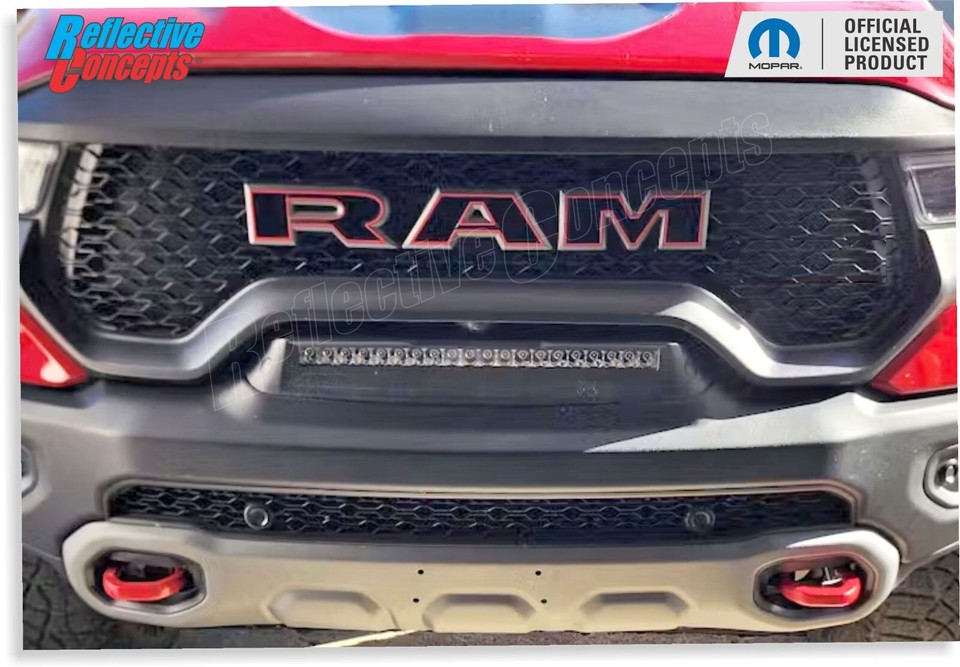 Ram TRX & RHO - RAM Grille Emblem Emblem Overlay Decal Sticker | eBay