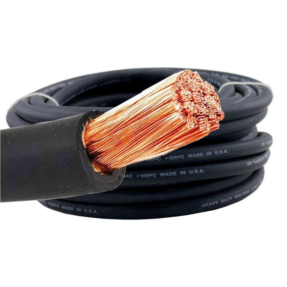WeldingCity® 50-ft 2-AWG Welding Cable w/ 300A Stick Holder/Clamp/Lugs ...