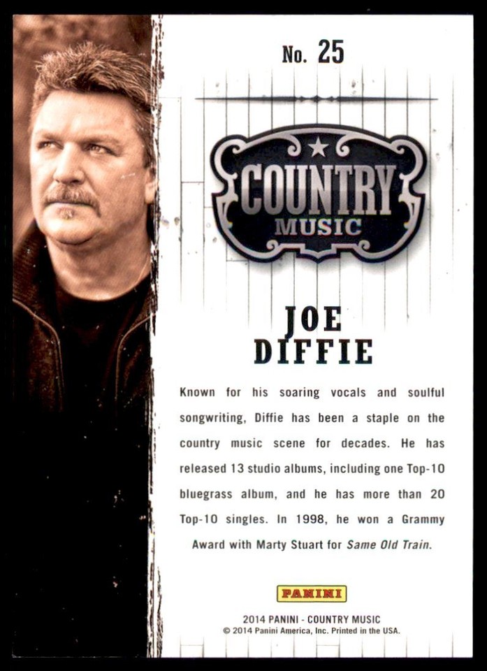 2015 Country Music Red #25 Joe Diffie | eBay