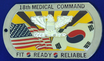 US Army 18th Medical Command Commander Challenge Coin C-37 | eBay