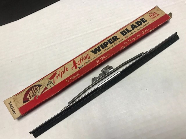 Vintage \ antique Trico Triple Action Automobile Wiper Blade For Flat ...