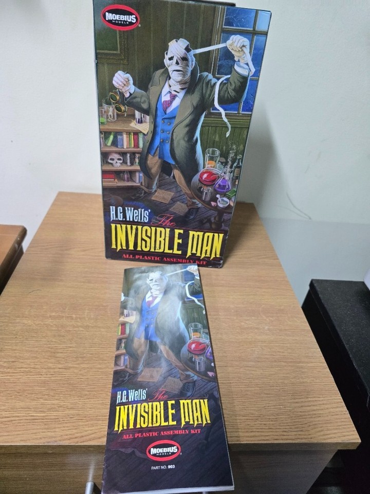 The Invisible Man model by Moebius ready Built and painted | eBay UK