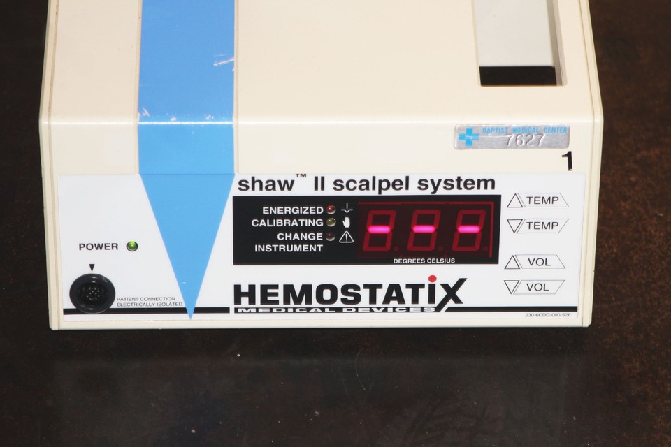 Hemostatix Medical Devices Shaw II Scalpel System 600D Scalpel Control ...