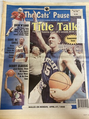 The Cats’ Pause (University Of Kentucky) April 27, 1998 Title Talk | eBay