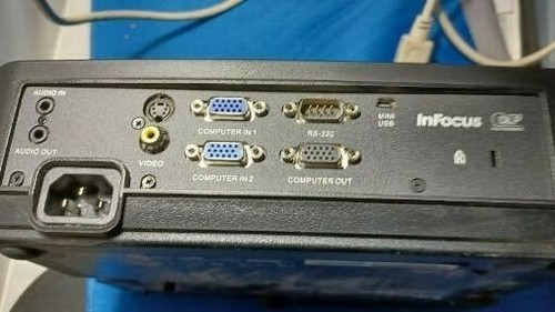 InFocus IN114 DLP XGA Projector VGA USB No Power Cord (unkown Hours) | eBay