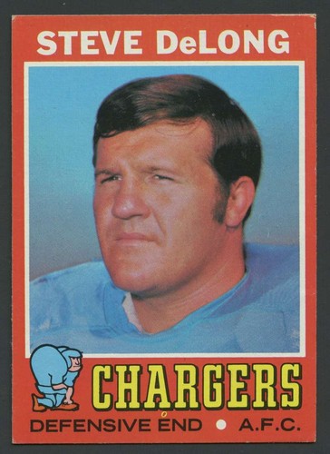 1971 Topps #92 Steve DeLong NM/NM+ Chargers 18639 | eBay