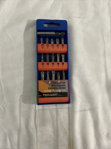 17 Piece. BIT SET WITH MAGNETIC EXTENSION ToolMart | eBay
