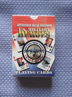 Operation Iraqi Freedom US Military Heroes Playing Cards New! Sealed ...