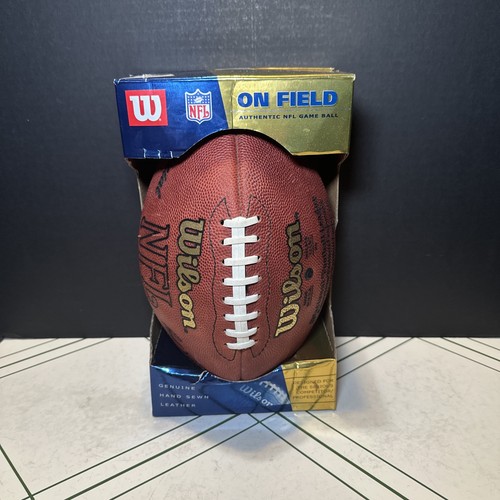 Official NFL Authentic Wilson On Field Game Ball Football Paul ...