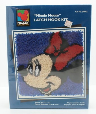 Caron - Disney Unlimited Minnie Mouse Latch Hook Kit | eBay