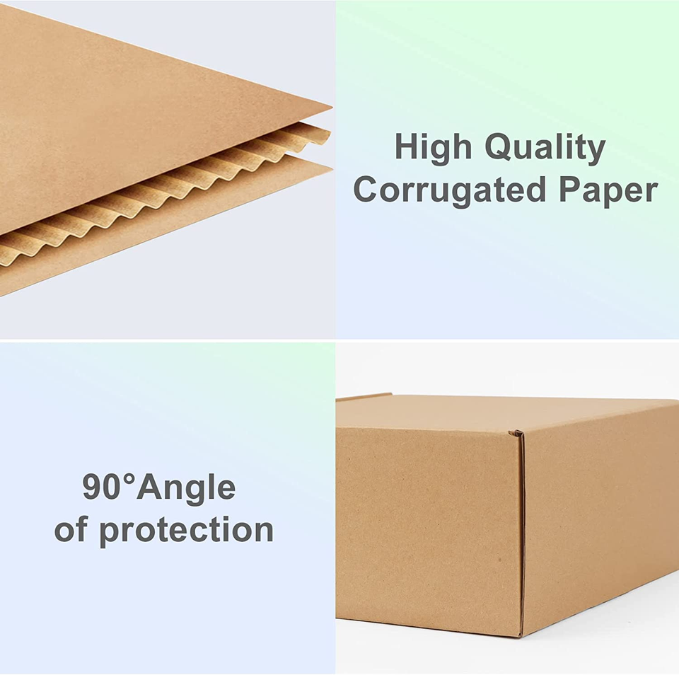 7X5X2 Inches Shipping Boxes Pack of 50, Small Corrugated Cardboard Box ...