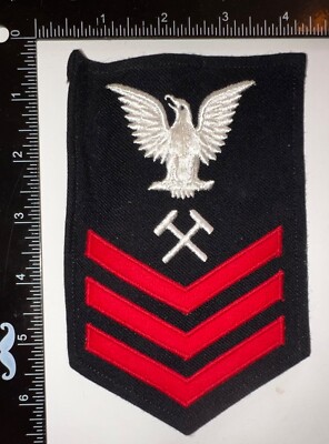 WWII USN US Navy Shipfitter Petty Officer 1st Class Blue Rate LIONA ...
