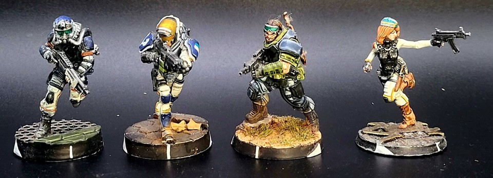 painted Ariadna Action Pack army full set Infinity collection miniature ...