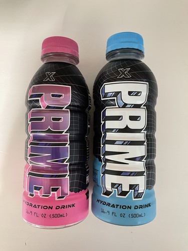 BLUE & PINK PRIME X Hydration W/ SOLID Colored Holo Holographic ...