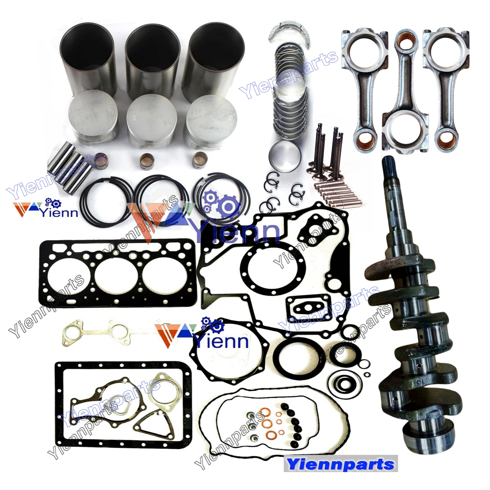 D902EBH D902 Crankshaft Overhaul Rebuild Kit For Kubota Engine BX24 ...