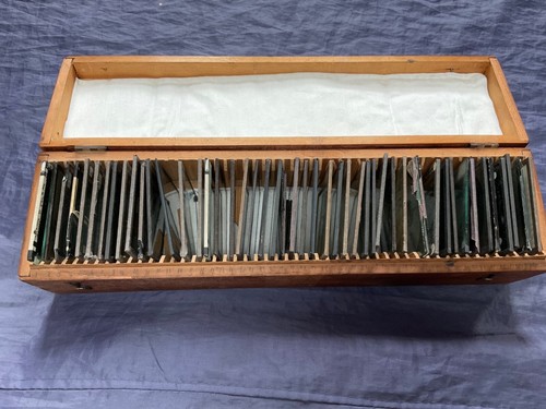 Antique magic lantern / projector glass slides: BOX 47 various topics ...