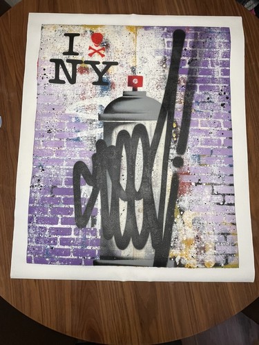 SEEN Richard Mirando Original Graffiti Spray can Canvas Signed 2021 ...