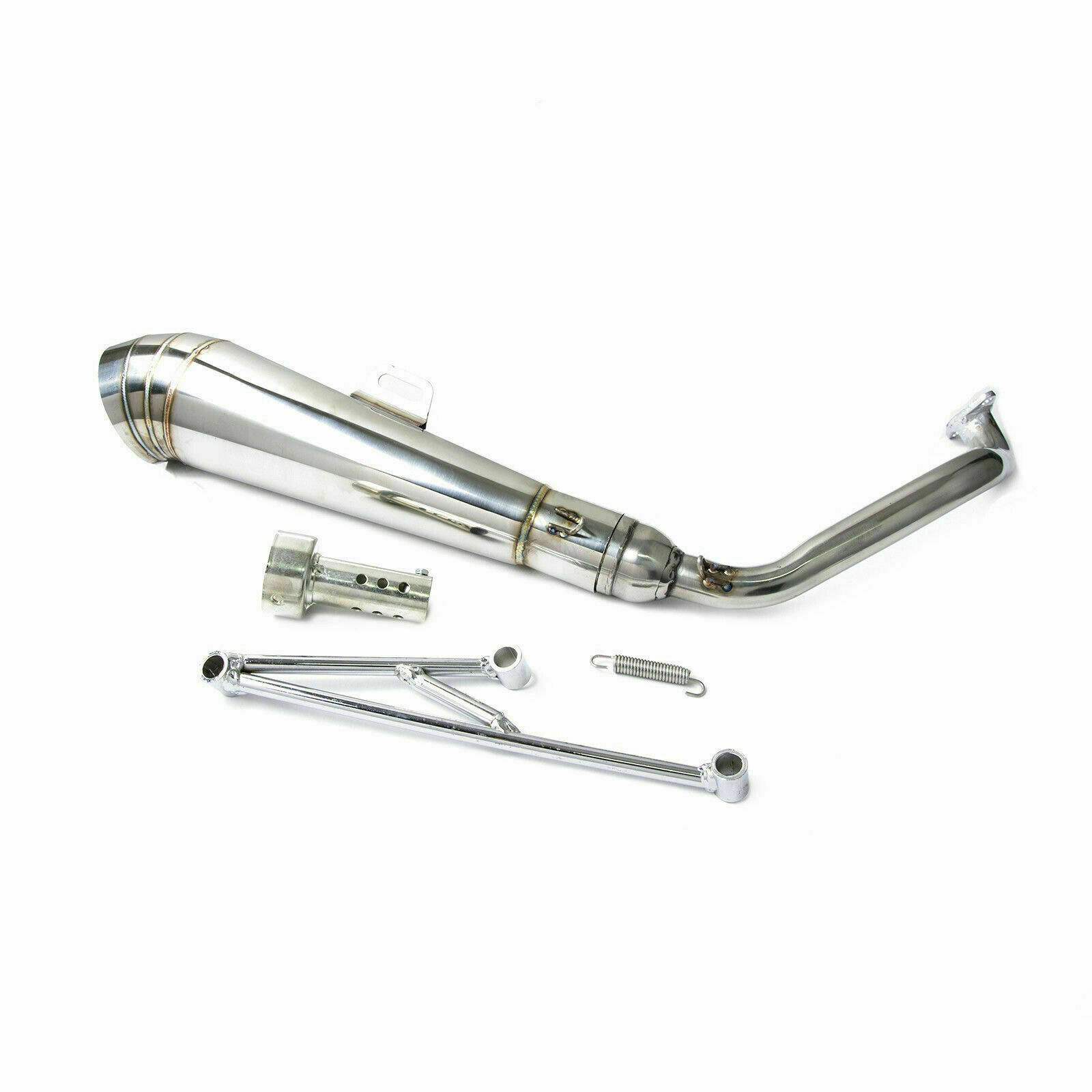 Exhaust Muffler Pipe For Honda Ruckus Zoomer GY6 Scooter 125cc/150cc ...