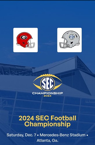 4 2024 SEC Championship game tickets | eBay