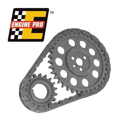Engine Pro 3064 Timing Chain Set for Chevrolet SBC 350 with OE Roller ...