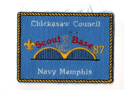 Chickasaw Council Memphis Tennessee, 1987 Navy Scout Base Patch | eBay
