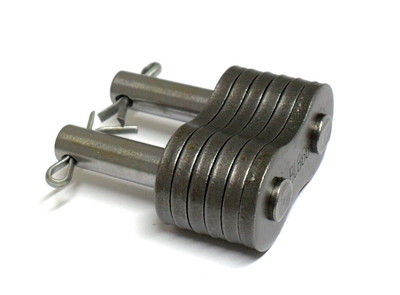 INDUSTRIAL LEAF LIFTING FORKLIFT ROLLER CHAIN CONNECTING LINK ANSI ...