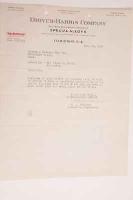 1926 Lamson Goodnow Driver Harris Co Harrison NJ Credit Bills-Ephemera ...